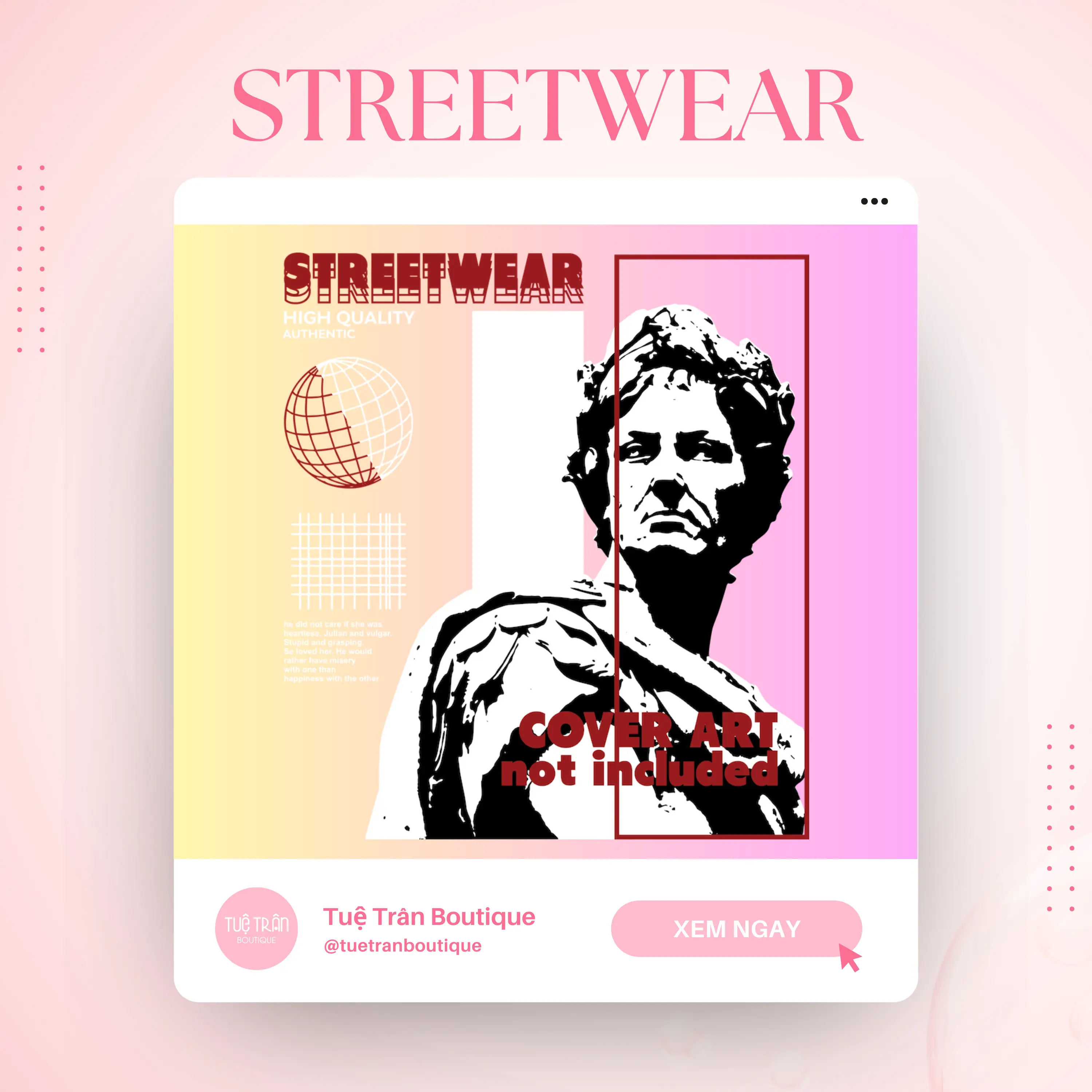 Hình in áo thun phong cách Streetwear